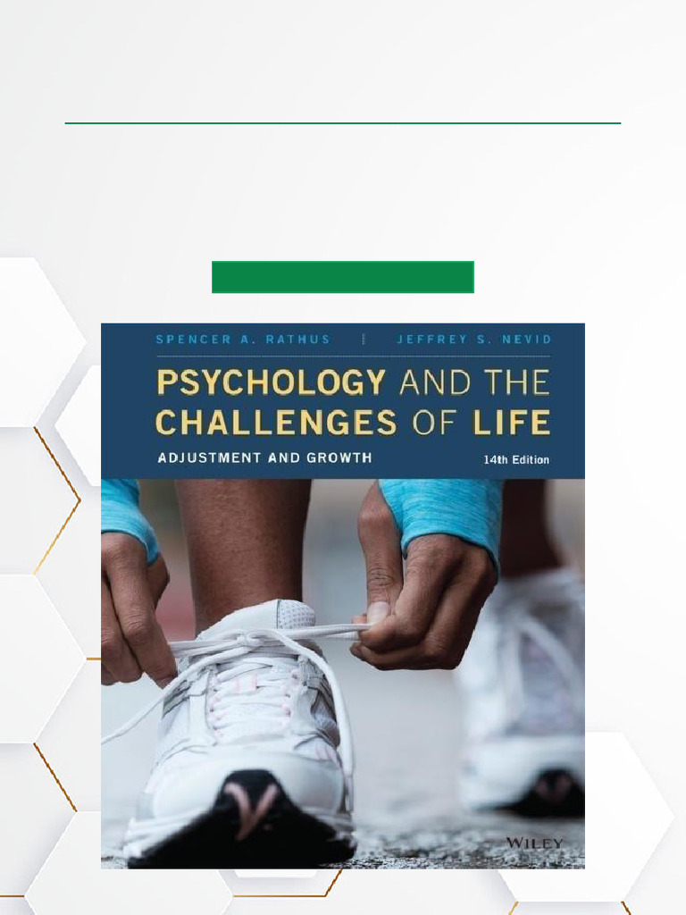 Psychology of Life Adjustment Guide | PDF | Mental Disorder | Psychology