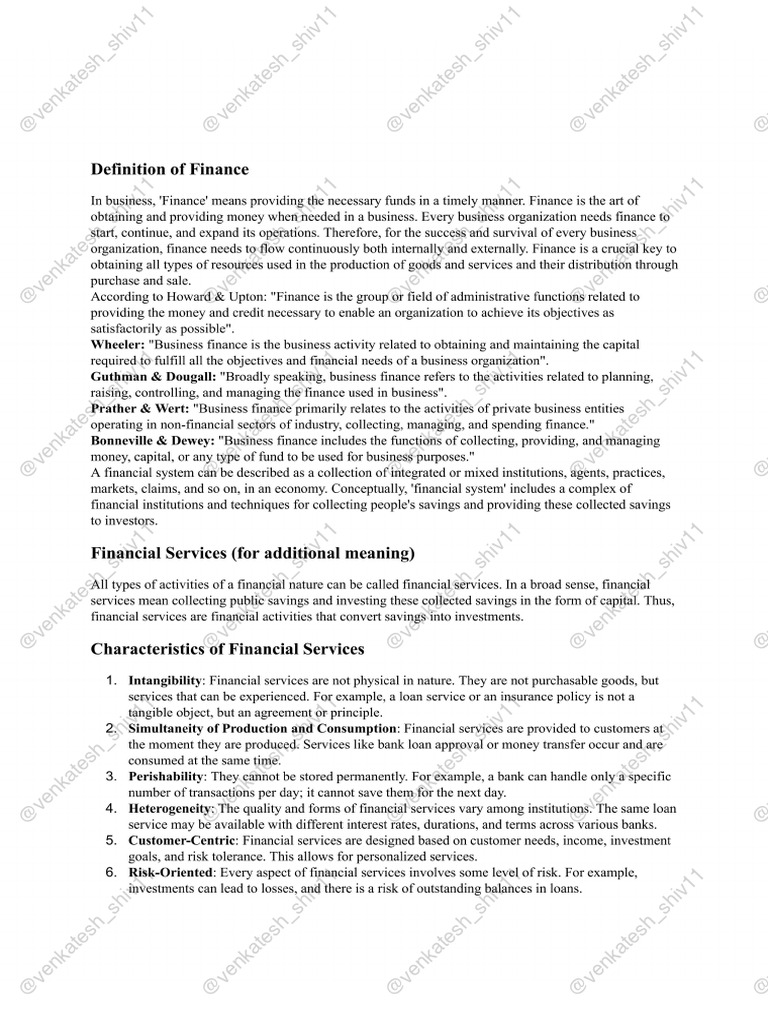 Introduction To Financial Services (Kannada-English) | PDF