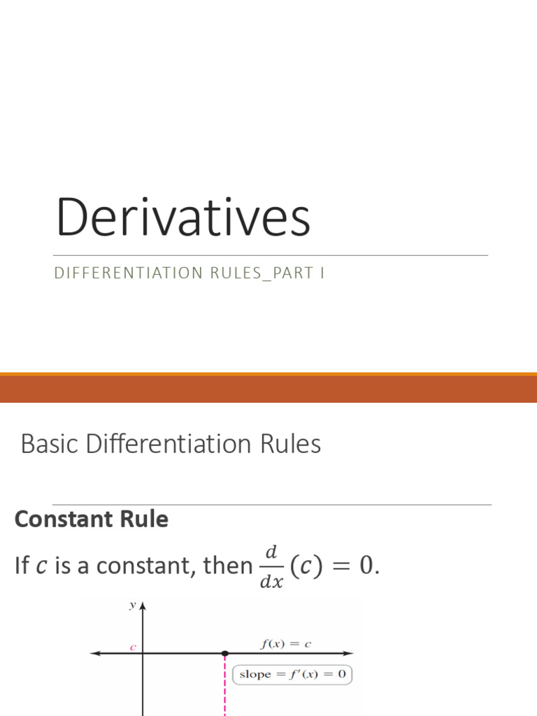 LECTURE 7 - Differentiation Rules | PDF | Algebra | Analysis