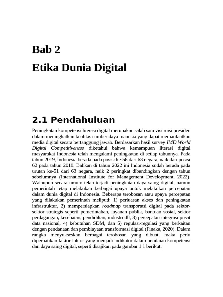 BAB 2 Etika Dunia Digital | PDF