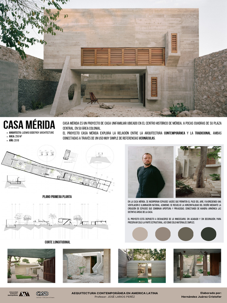 Casa Mérida: Arquitectura Contemporánea en Yucatán | PDF