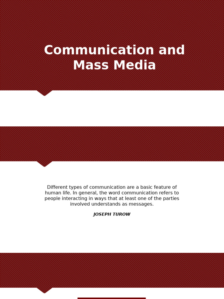 Mass Media Content Design 1 | PDF | Communication | Mass Media