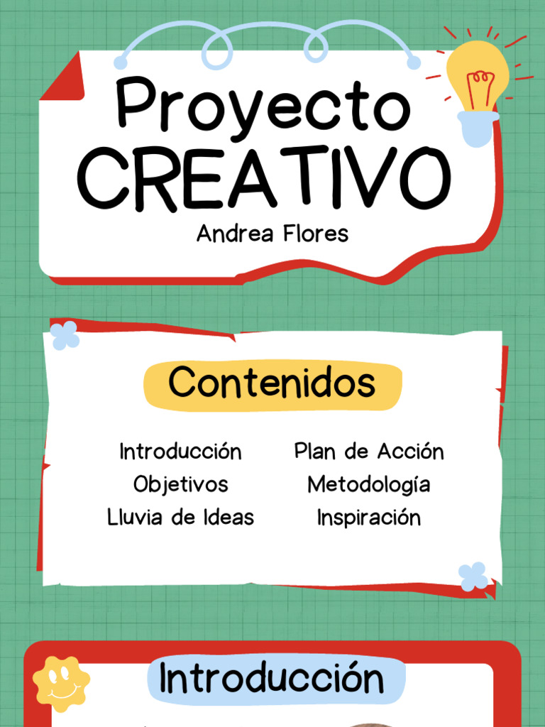 Presentacion Proyecto Creativo Creativo Moderno Multicolor | PDF