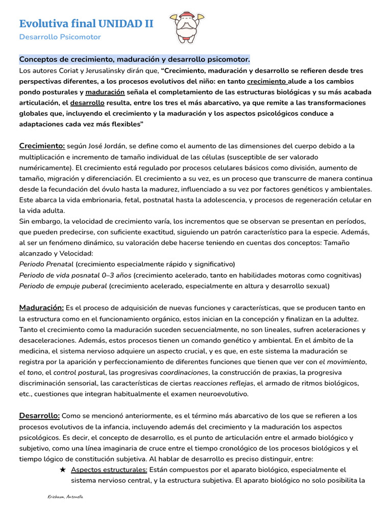 Evo Final UNIDAD II | PDF | Psique (psicología) | Biología