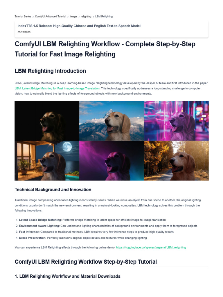 ComfyUI LBM Relighting Workflow - Complete Step-By-Step Tutorial For ...