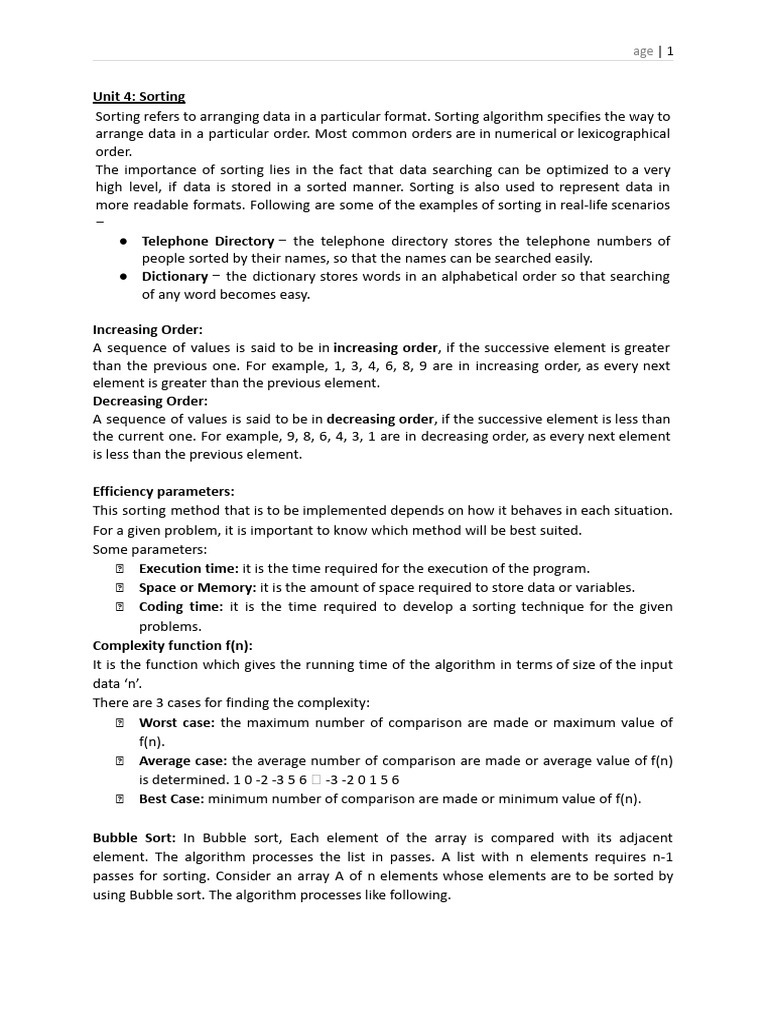 Searching and Sorting | PDF | Computer Science | Computing