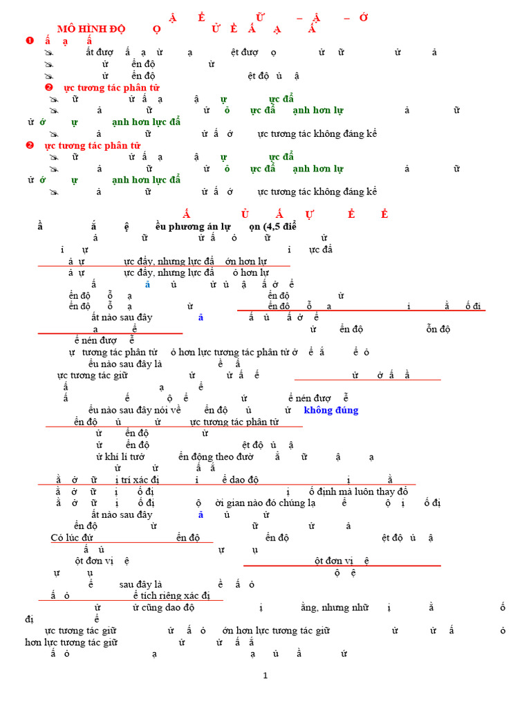ĐỀ CƯƠNG ÔN TẬP KTGKI I - LỚP 12 | PDF
