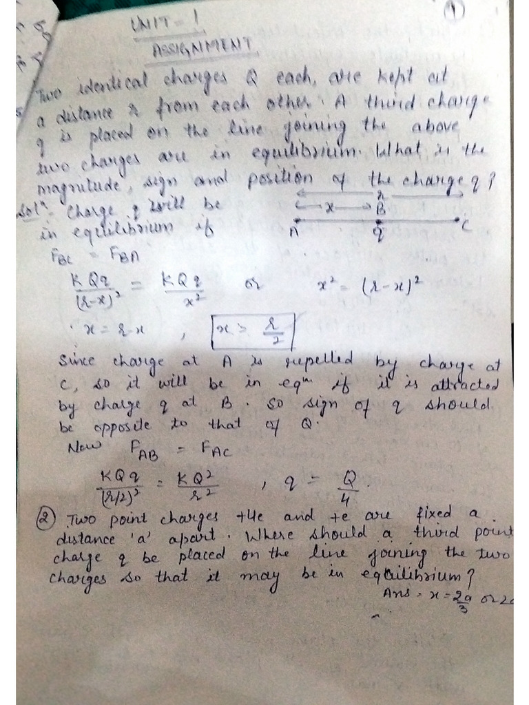 Electrostatics | PDF