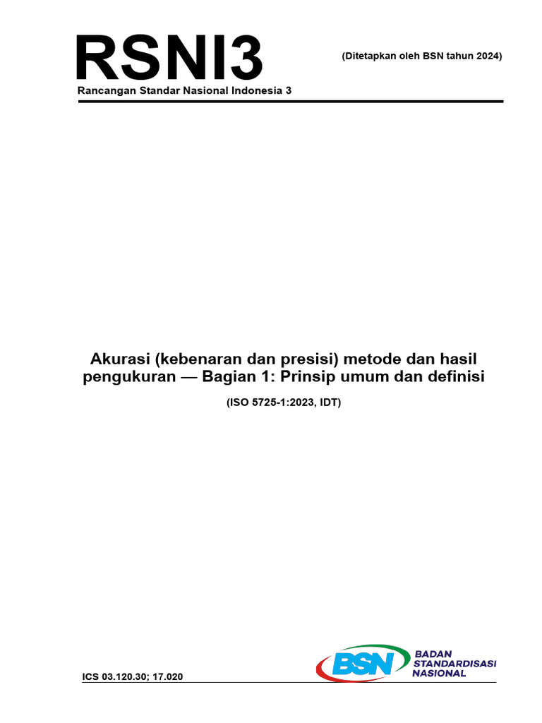Rsni3 Iso 5725 | PDF
