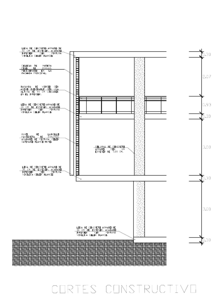 Corte Constructivo 1 | PDF