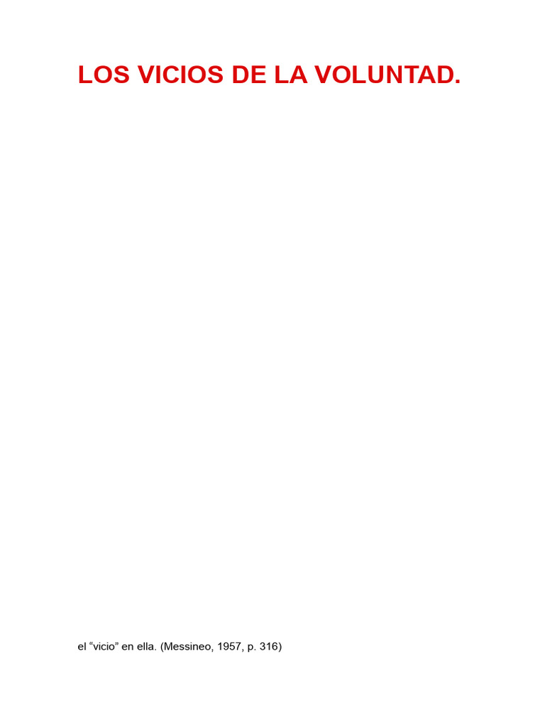 Los Vicios de La Voluntad Del Acto Juridico | PDF | Intención (Derecho Penal) | Violencia