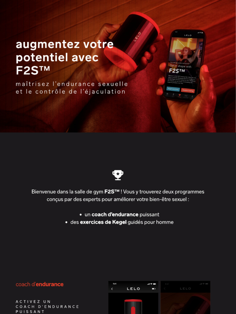 LELO App F2S Unlock Your Potential FR | PDF | Sexual Anatomy | Physical ...