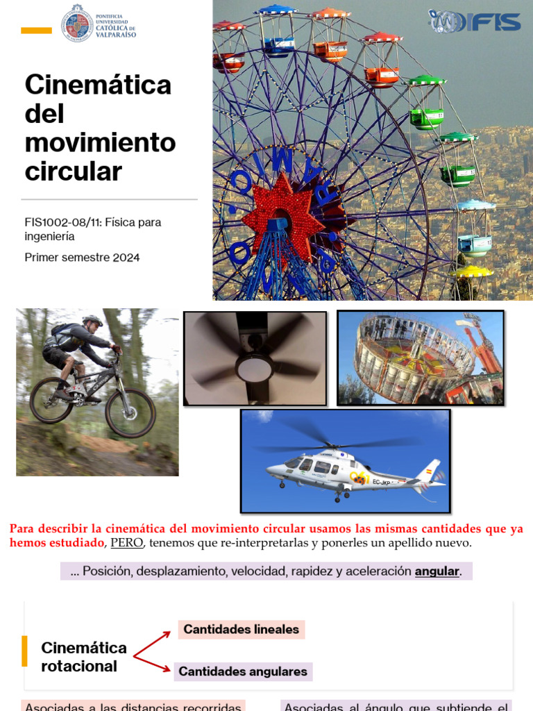 14 Cinematica Del Movimiento Circular | PDF | Aceleración | Velocidad