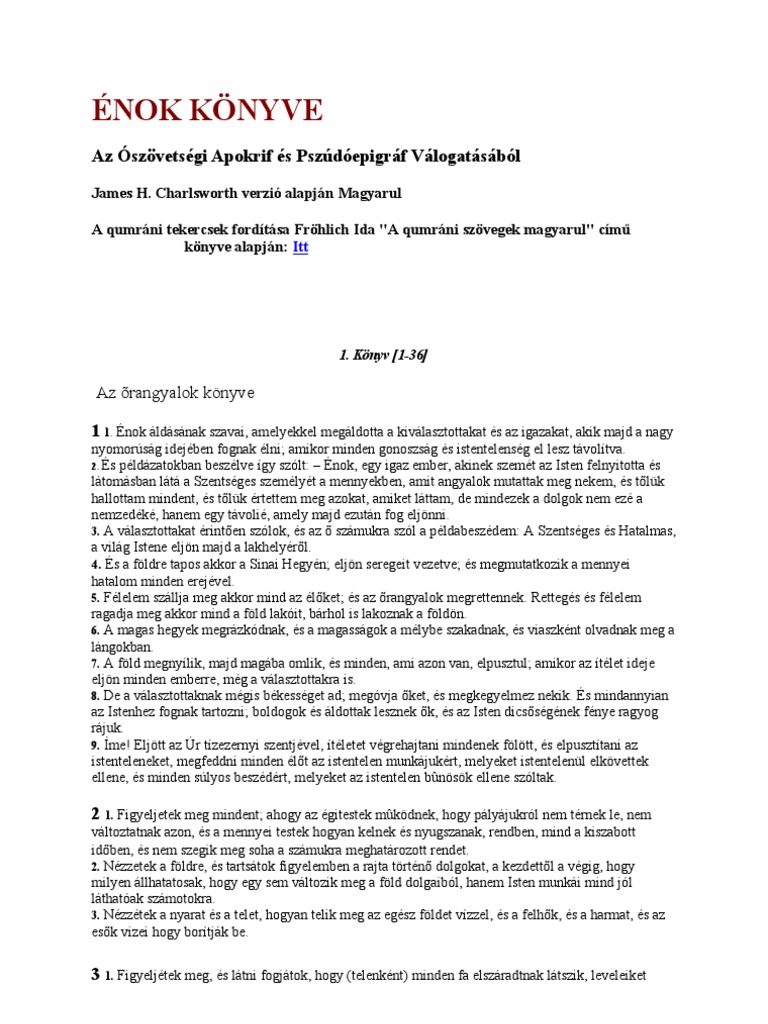 Énok Könyve | PDF