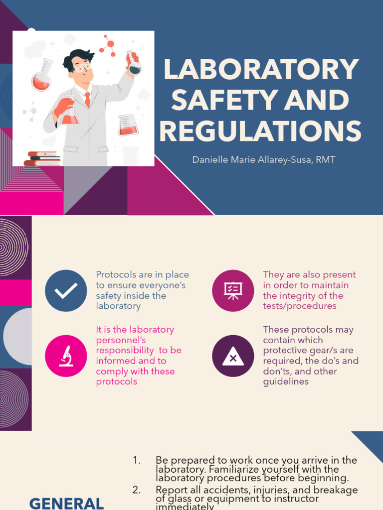 Laboratory Safety and Regulations | PDF | Laboratories | Personal Protective Equipment