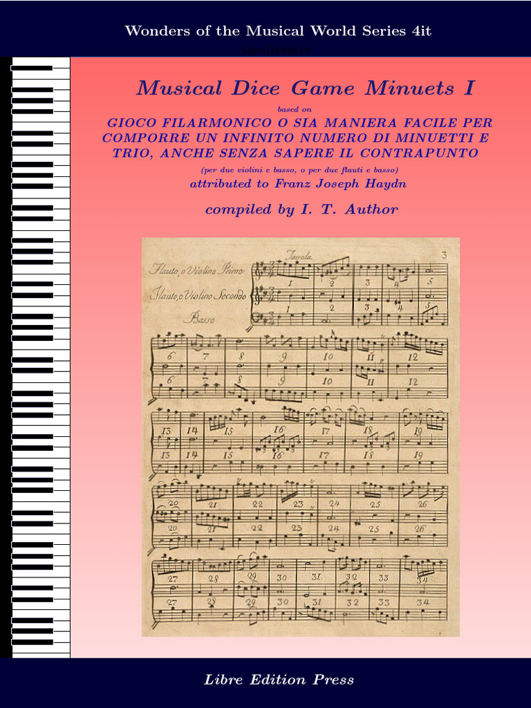 Musical Dice Game Minuets I: Wonders of The Musical World Series 4it | PDF