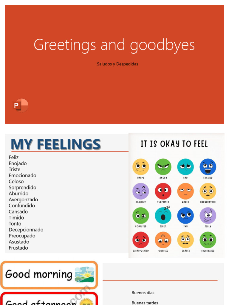 Greetings and Goodbyes | PDF