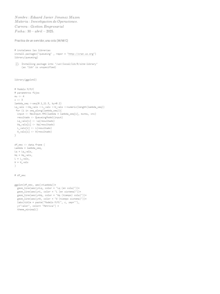 LineaEspera - 23.ipynb - Colab | PDF