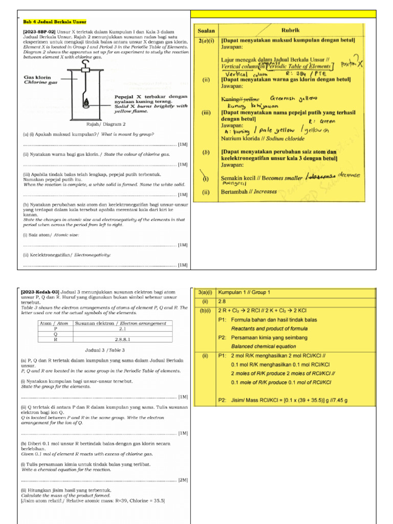 T4 Bab 4 (Soalan Dan Jawapan) | PDF