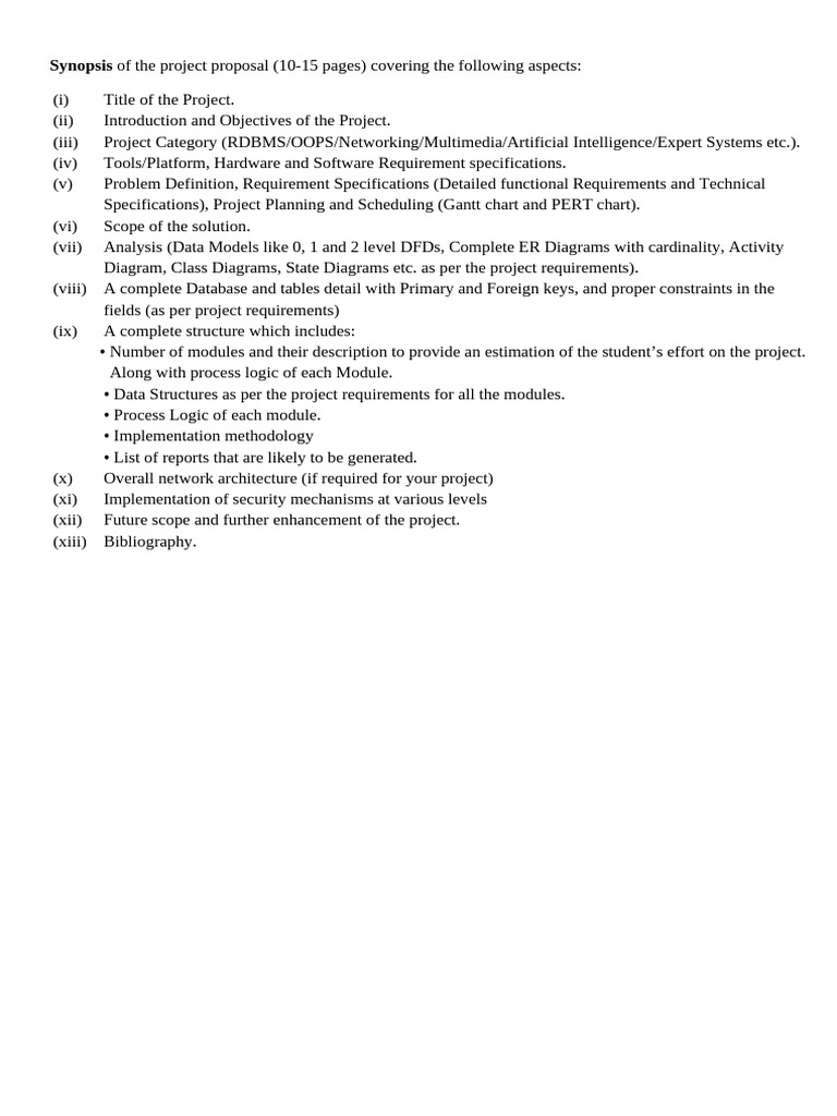 Comprehensive Project Proposal Overview | PDF