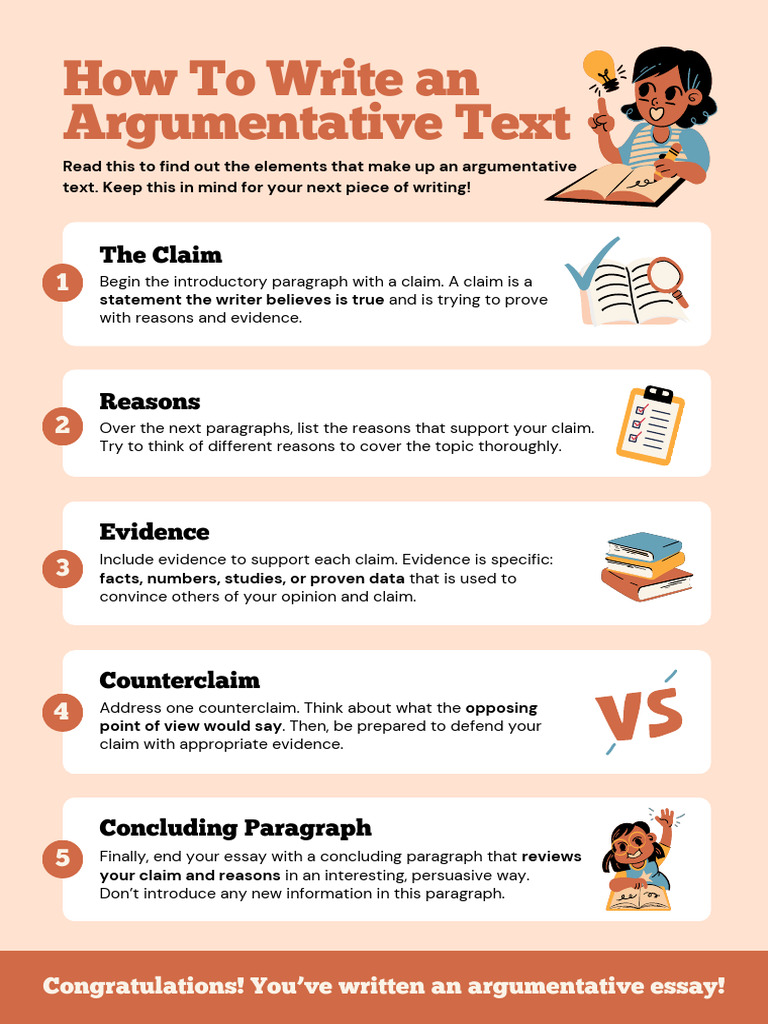 How To Write an Argumentative Text s Style | PDF