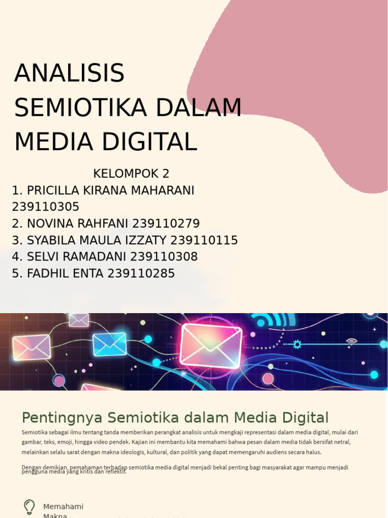 Analisis Semiotika Dalam Media Digital | PDF