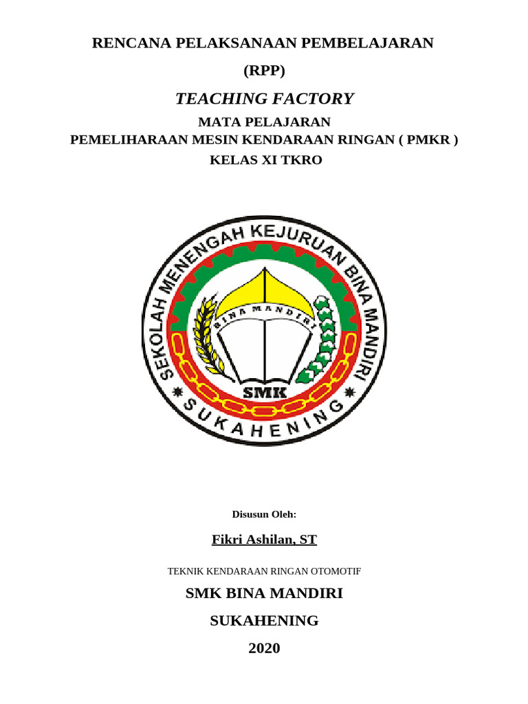 Rencana Pelaksanaan Pembelajaran Tefa | PDF