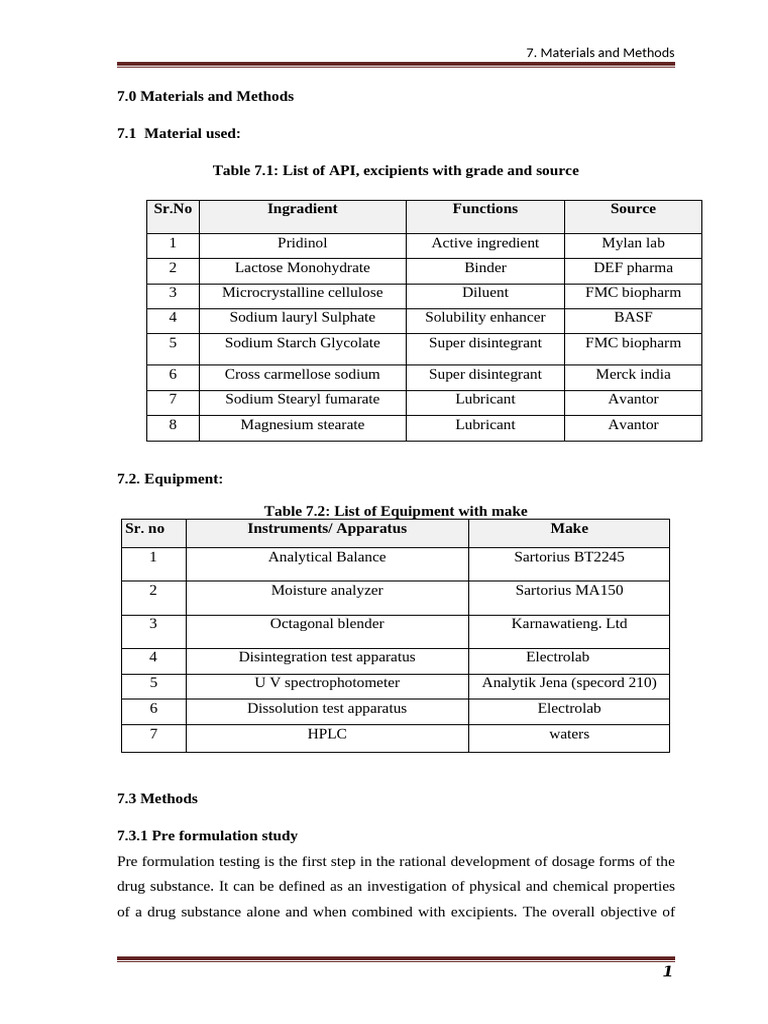 06 Materials and Methods | PDF | Volume | Density