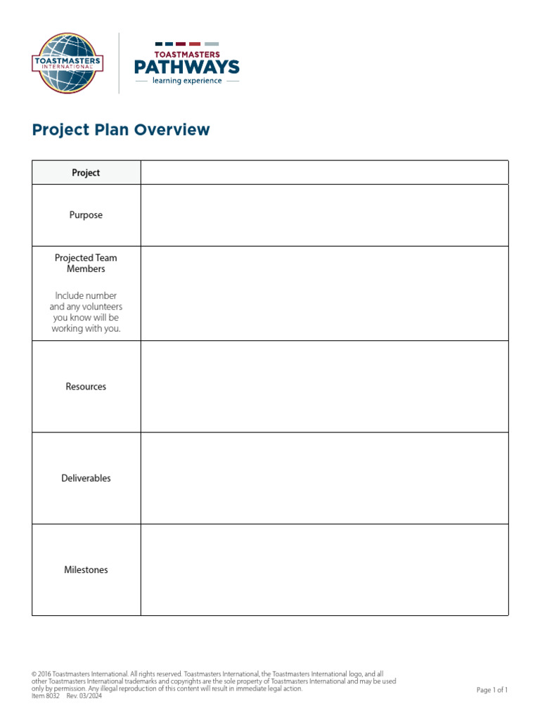 Project Plan Overview | PDF