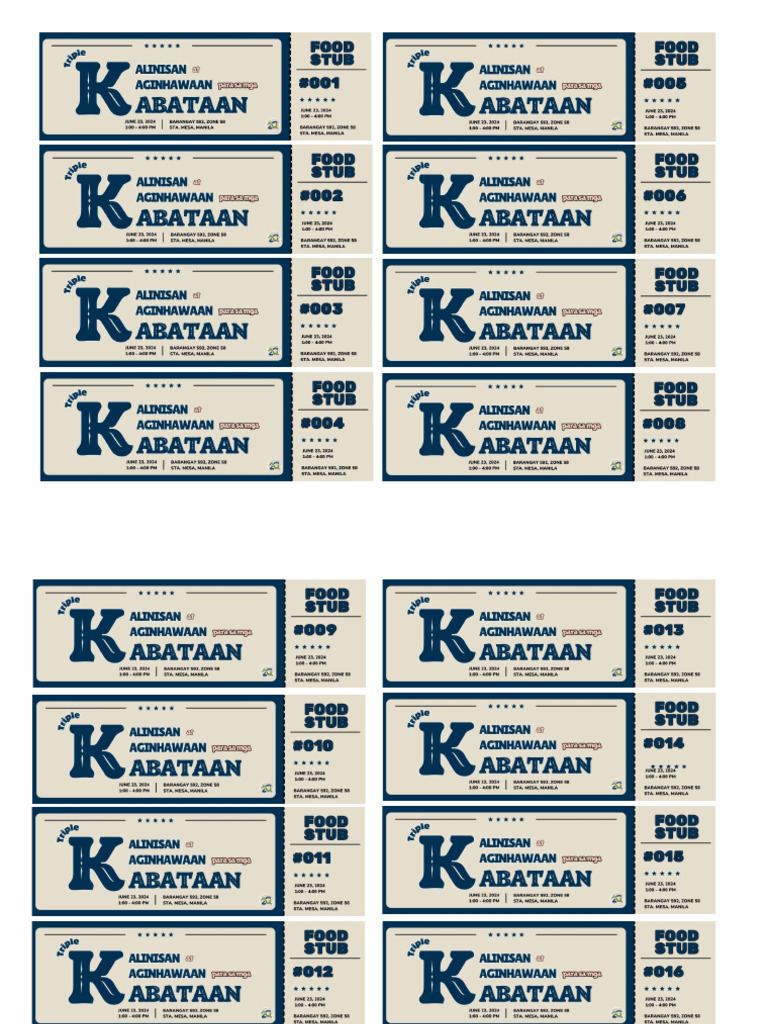 Food Stub Outreach | PDF