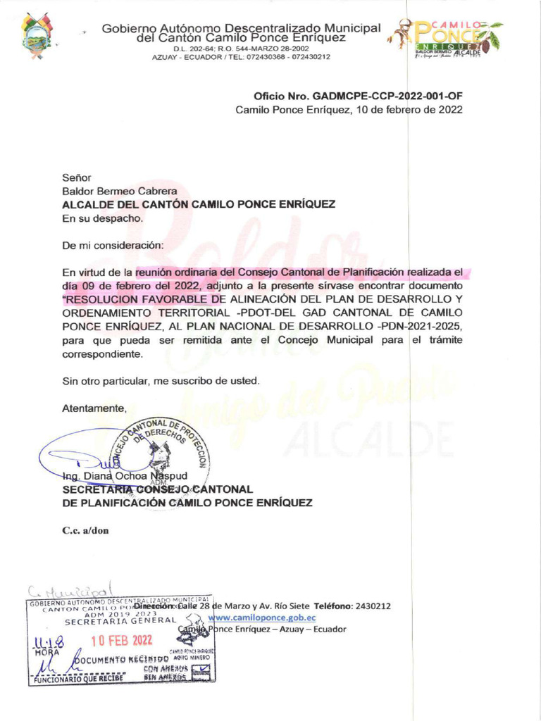 Camilo Ponce Enríquez | PDF | Gobierno | Ciencias Políticas