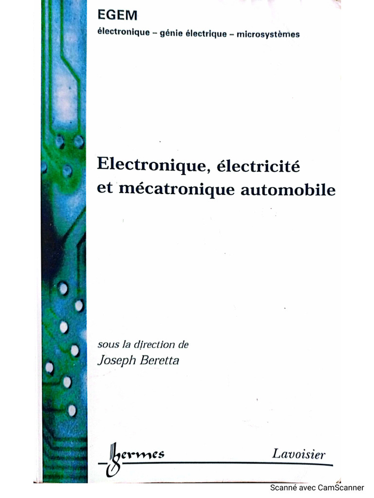 Électronique, Électricité Et Mécatronique Automobile | PDF