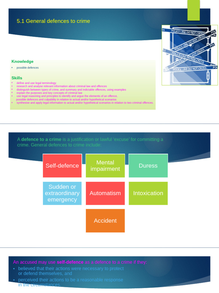 General Defences To Crime | PDF | Insanity Defense | Crimes