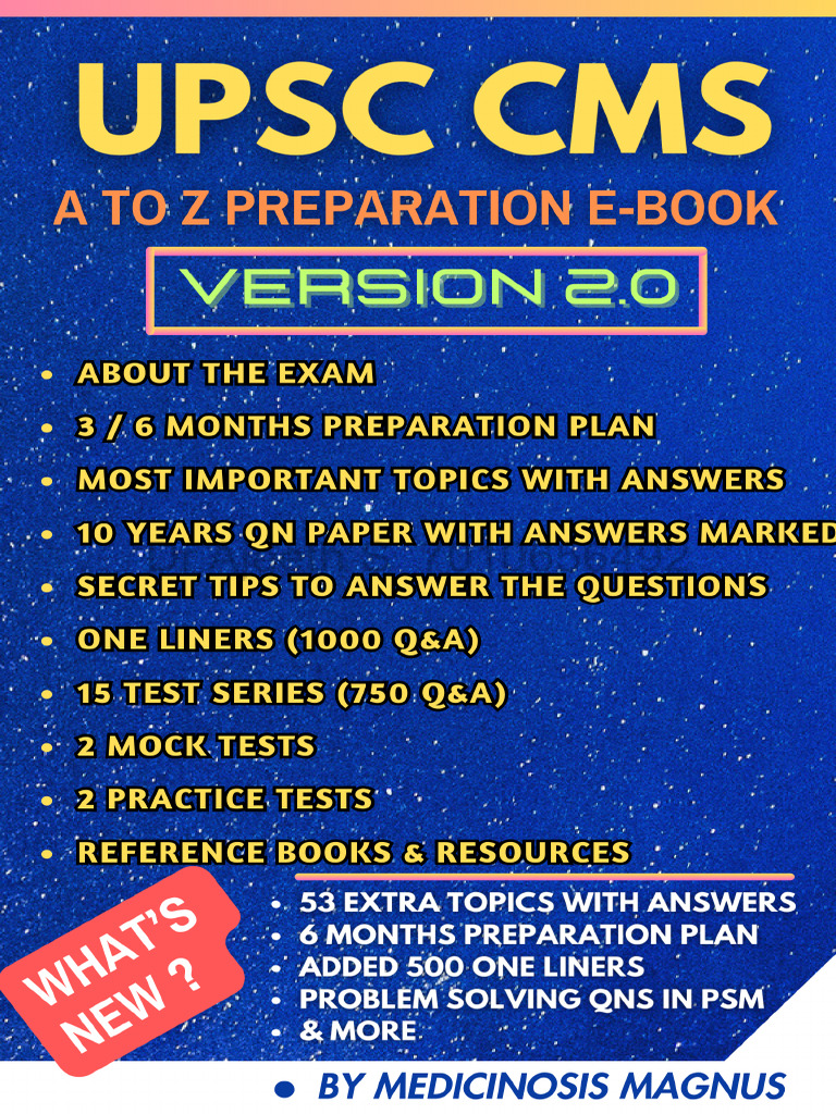 UPSC CMS V2.0 Final (1) - Watermark | PDF | Pulse | Diseases And Disorders