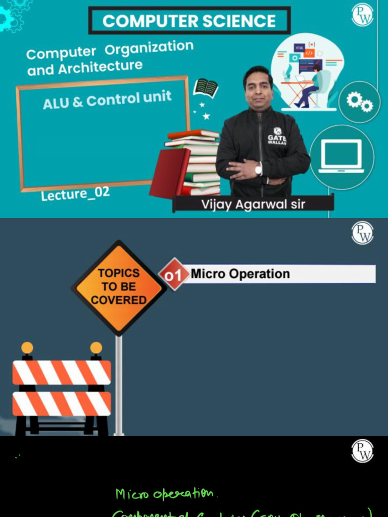 ALU & Control Unit 02 - Class Notes | PDF