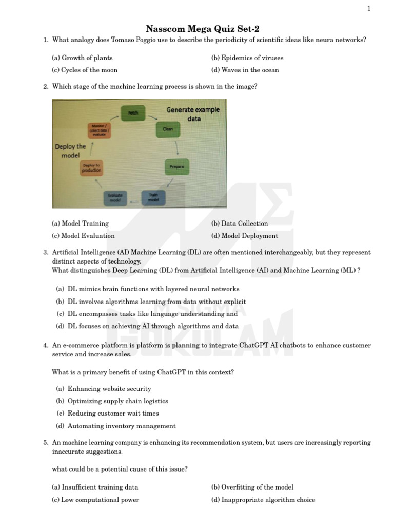 JzA1O0 - 56. Nasscom Mega Quiz PDF 02 - NASSCOM Skill Enhancement Course - Class Note PDF | PDF ...
