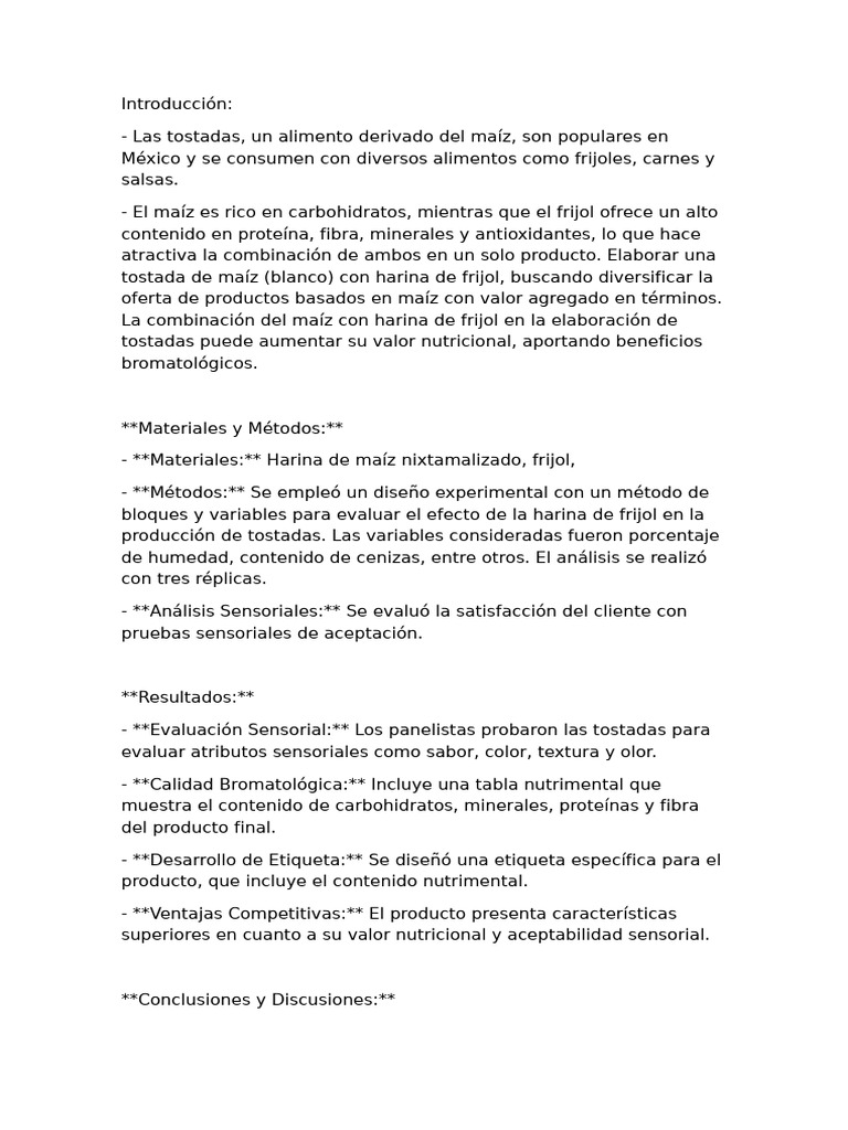 Proyectooooos SJJDJD | PDF | Panes | Harina