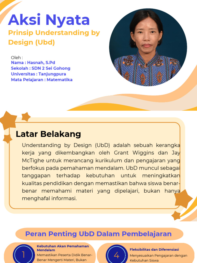 Aksi Nyata Pembelajaran UbD | PDF