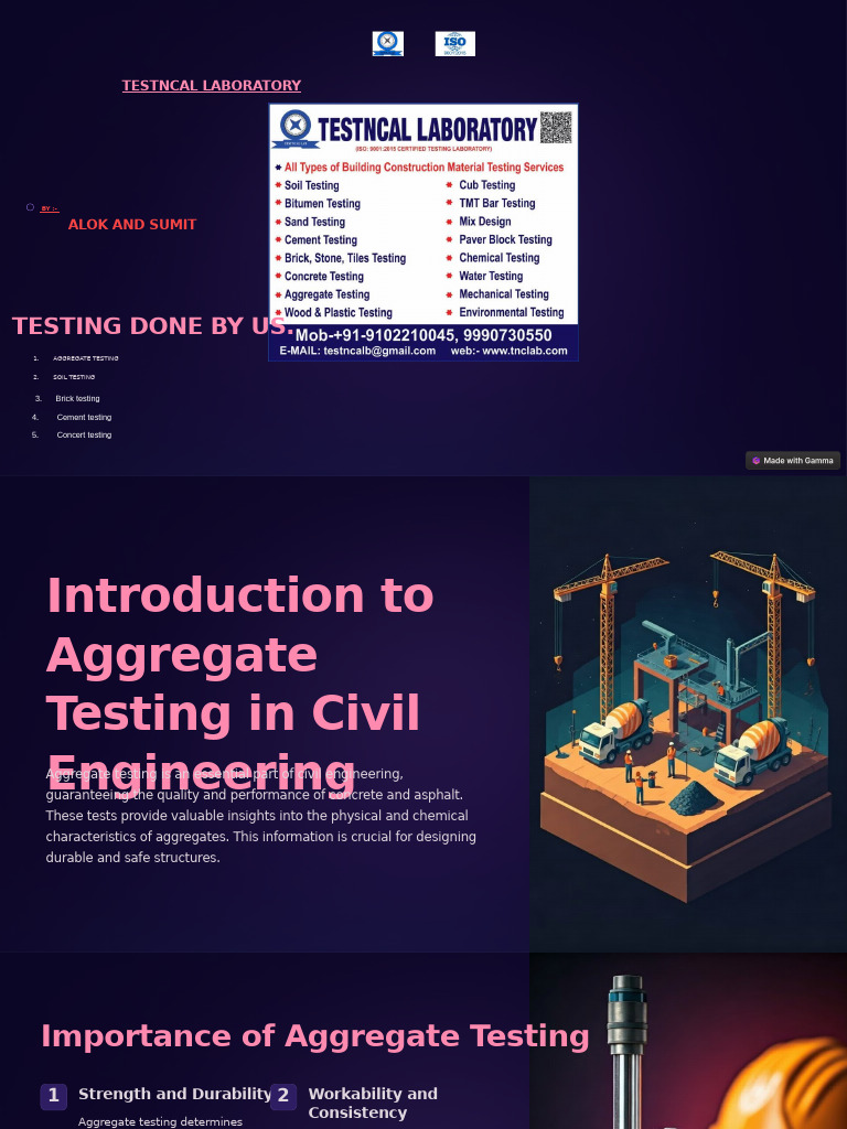 Testncal Laboratory | PDF | Concrete | Materials