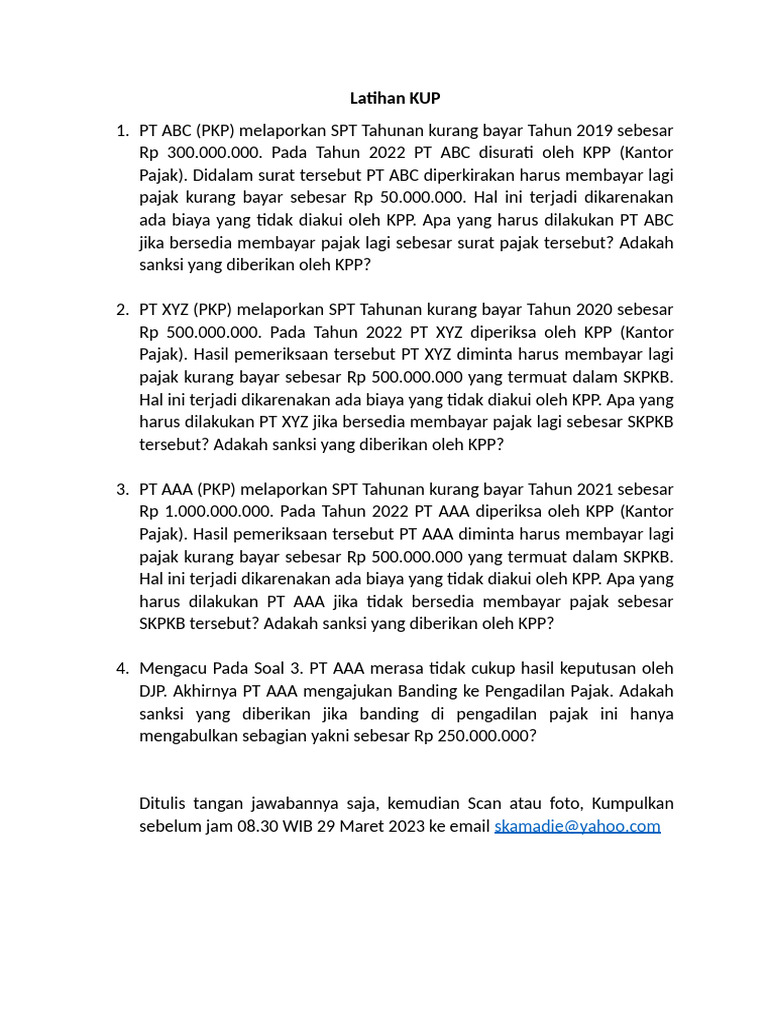 Latihan Kup Pdf