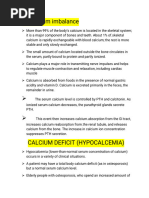 Hypocalcemia Treatment Guidelines | PDF | Vitamin D | Magnesium