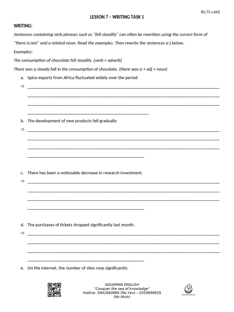 Lake L7 Writing Task 1 Sentences | PDF | Semantic Units | Linguistic ...