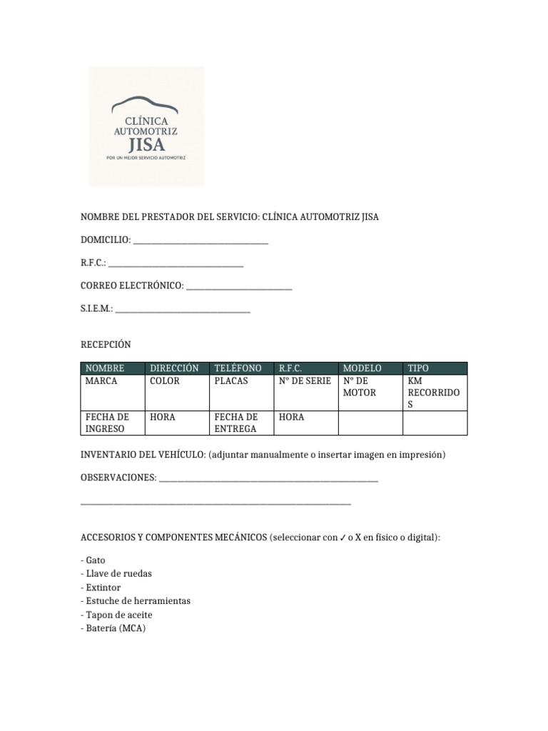 Formato Cotizacion JISA Final Logotipo | PDF