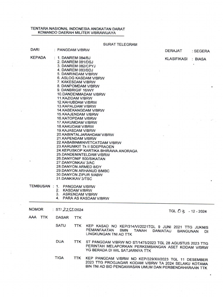 ST Pendataan Manset 2024 | PDF