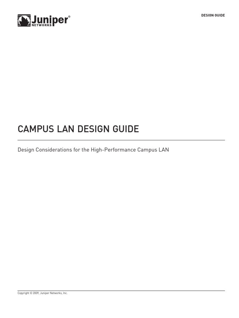 Campus Network Design Guide | PDF | Network Switch | Computer Network