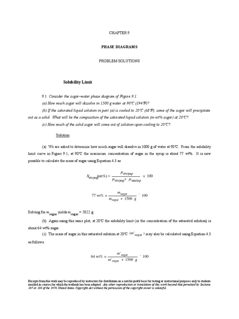 CH 09 | PDF | Mass Fraction (Chemistry) | Phase (Matter)