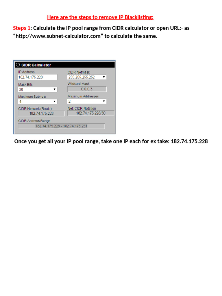 IP Blacklist Removal Guide | PDF