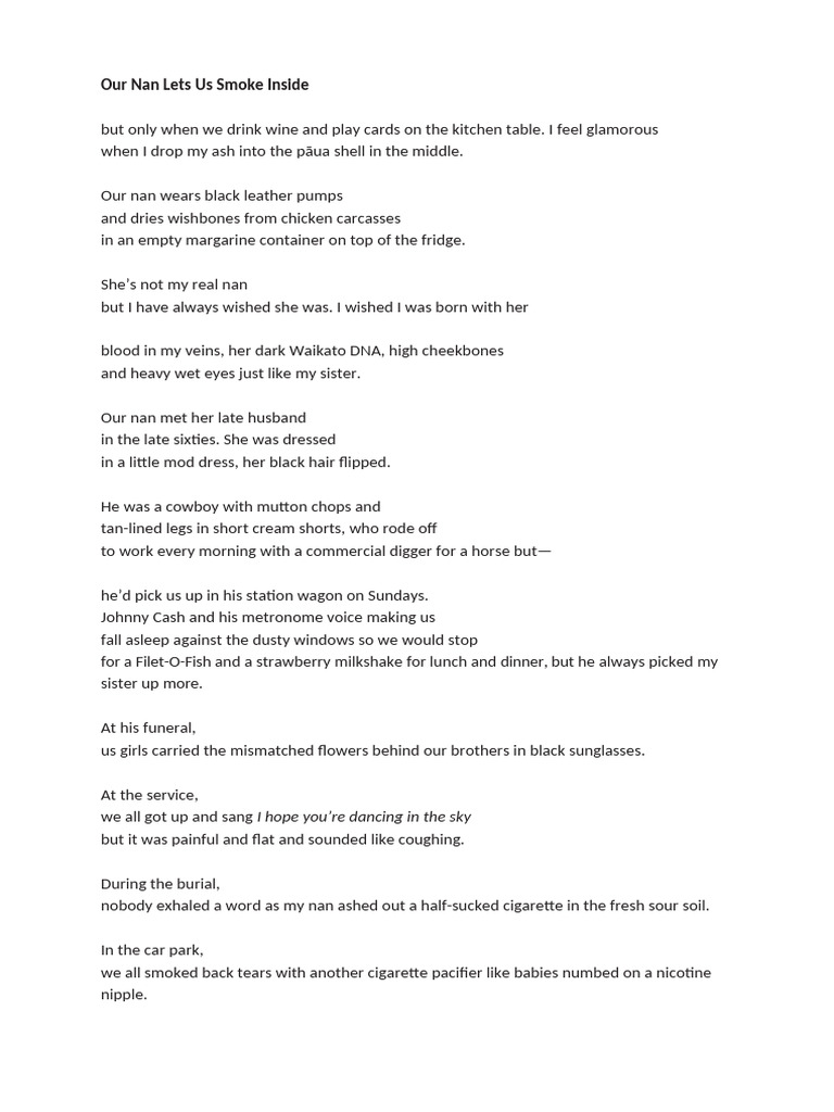 5 Poems - Tayi Tibble | PDF