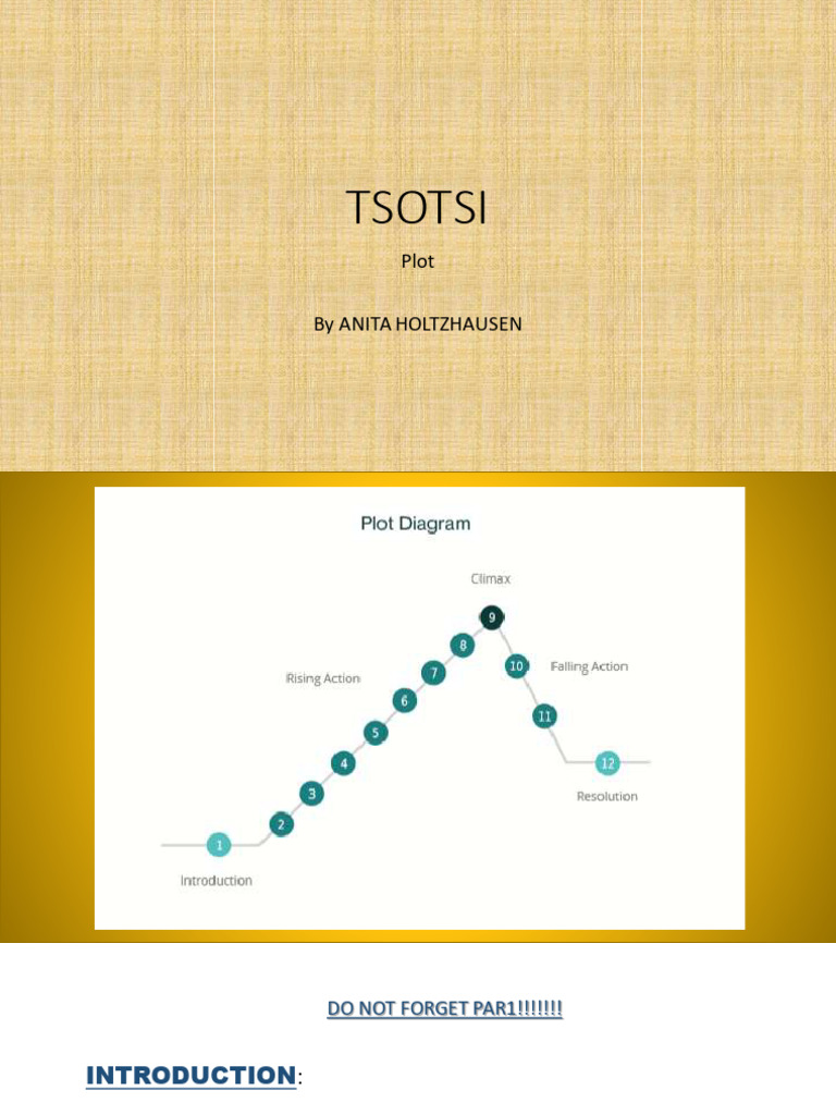 GR11 Tsotsi Plot Mindmap and Essay Procedure | PDF