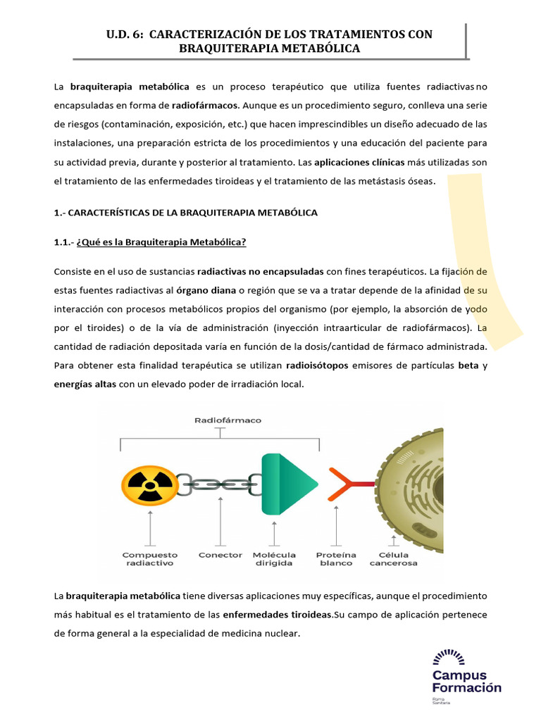 Braqui T6 | PDF | Radionúclido | Cáncer